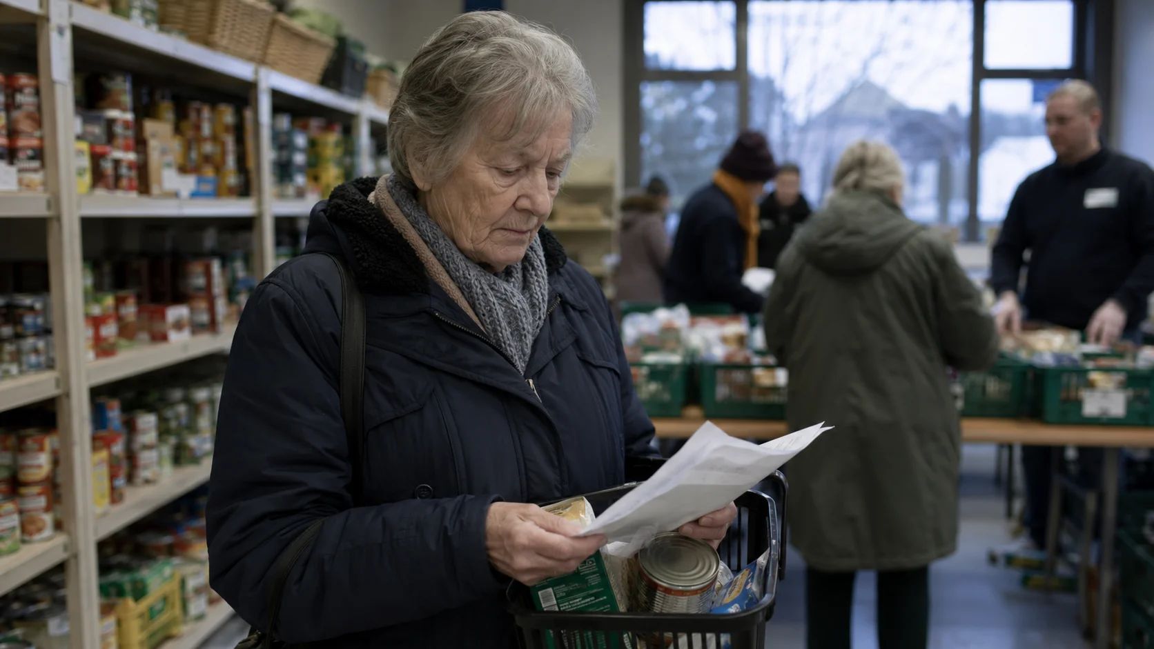 Pensioner Using Food Banks: The Reality of the Support Gap